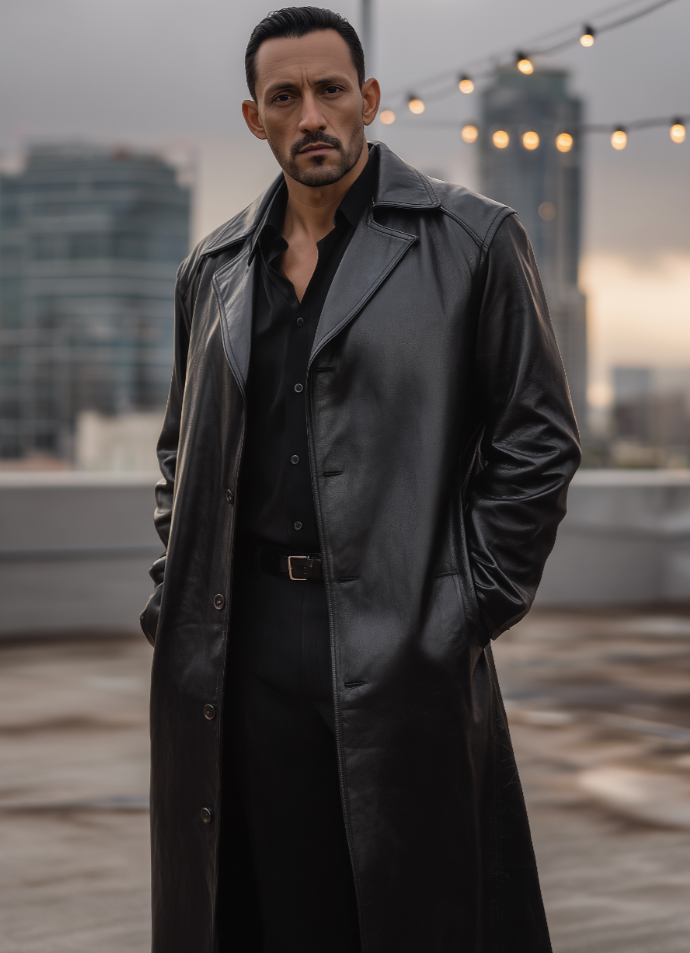 Buffalo Leather Duster - Free Shipping USA